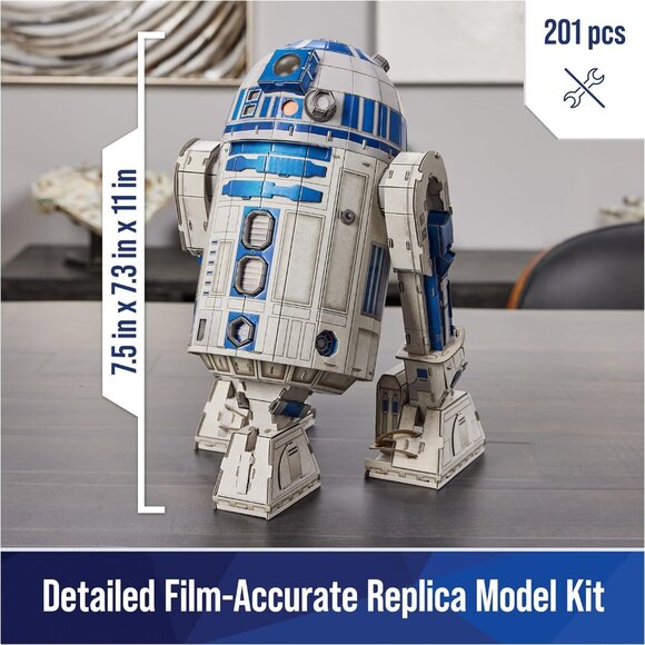 Toys | Spin Master Games 4d Build Star Wars R2d2 Cardstock 3d Model Kit ...
